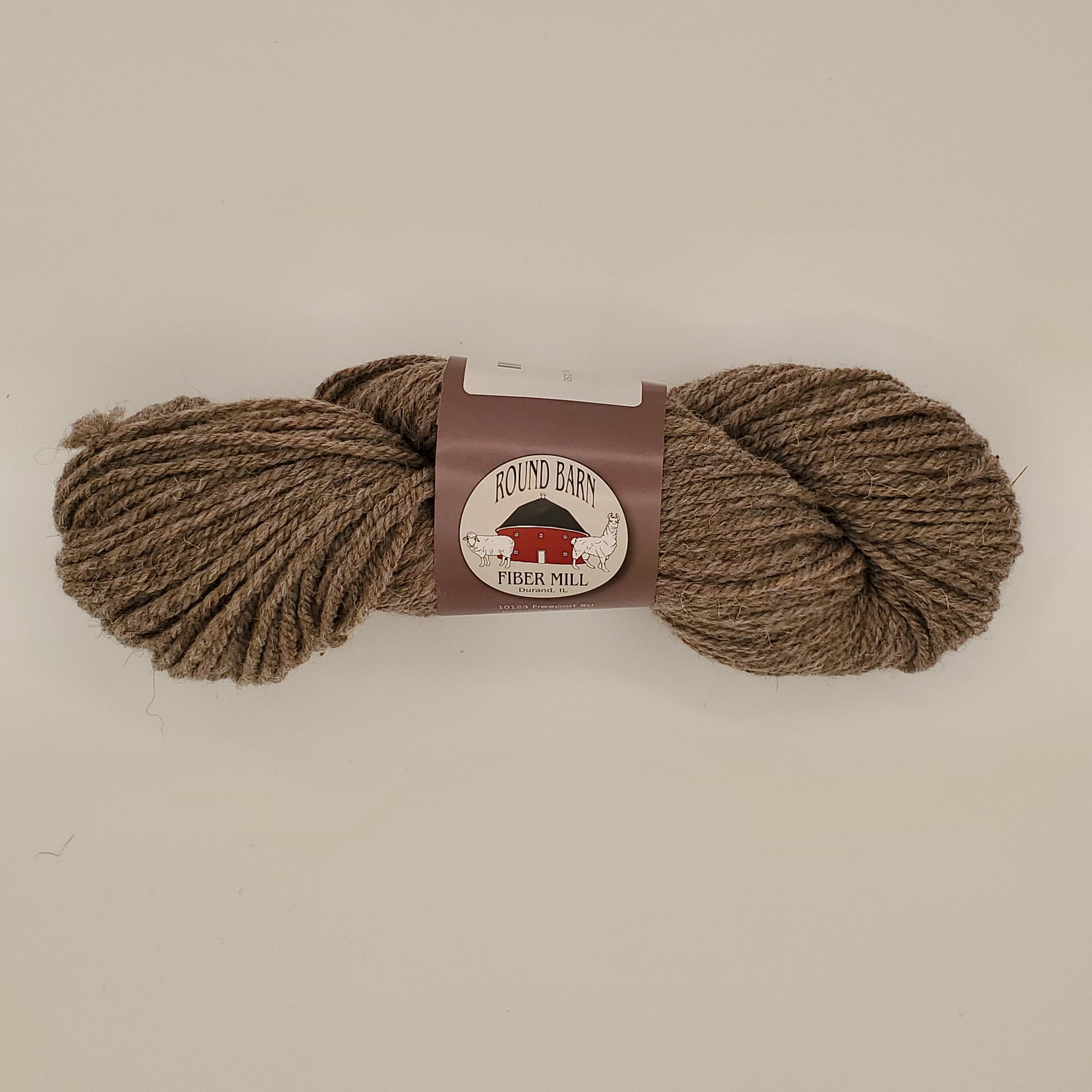 Jacob, Grey, 3-ply Bulky Yarn, (150yds) | Round Barn Fiber Mill